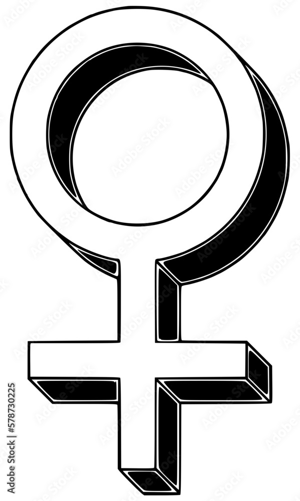 male and female symbols Stock Vector | Adobe Stock