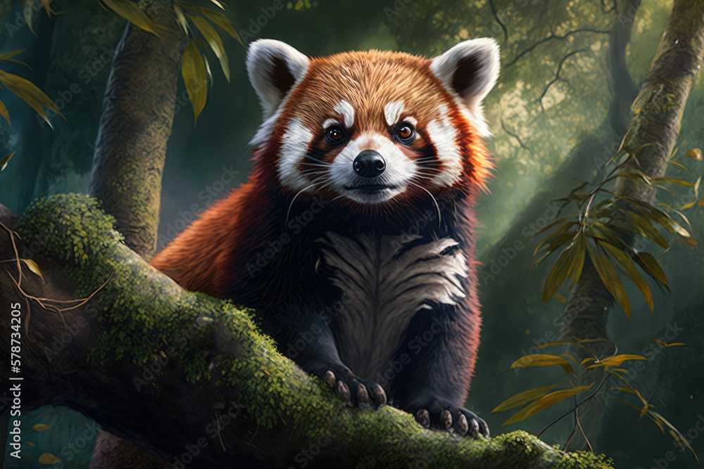 Bamboo Forest Red Panda