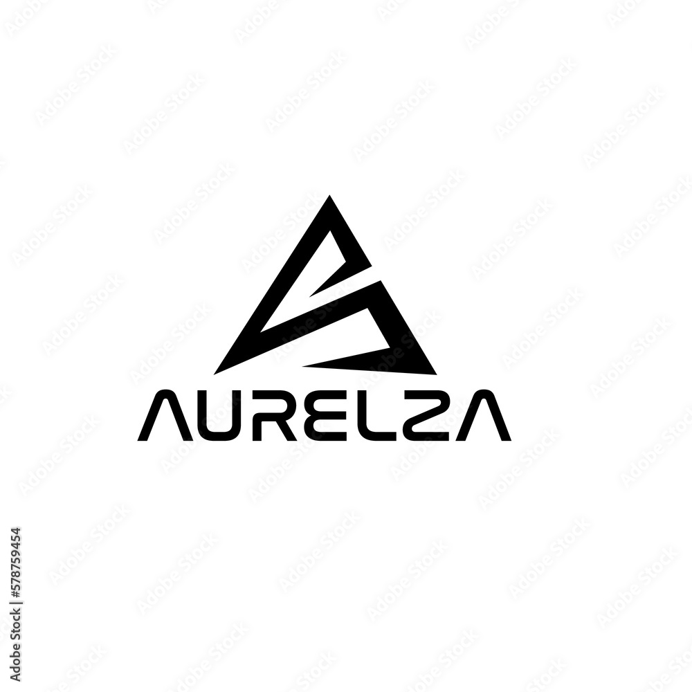 triangle letter logo design Stock Illustration | Adobe Stock