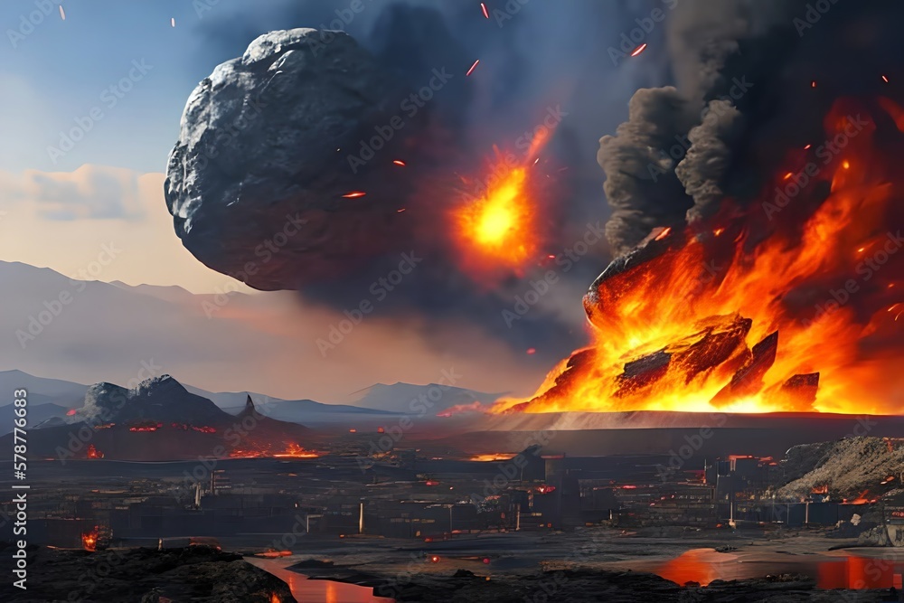 A Fiery Meteorite Hit A Ancient Greek City Causing An Apocalyptic ...