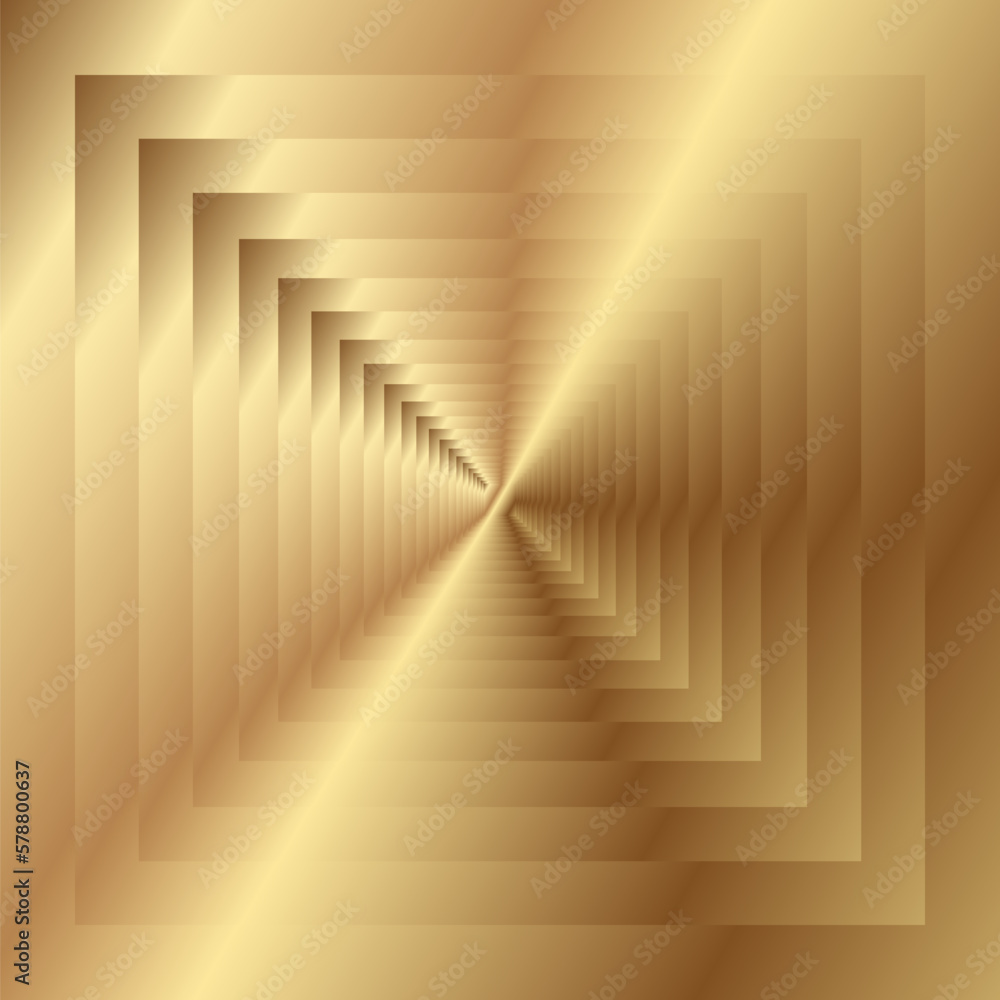 Gold texture gradient background. Metallic design for frames, banners ...