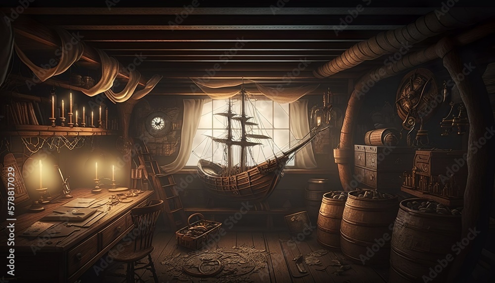 Pirate Ship Interior