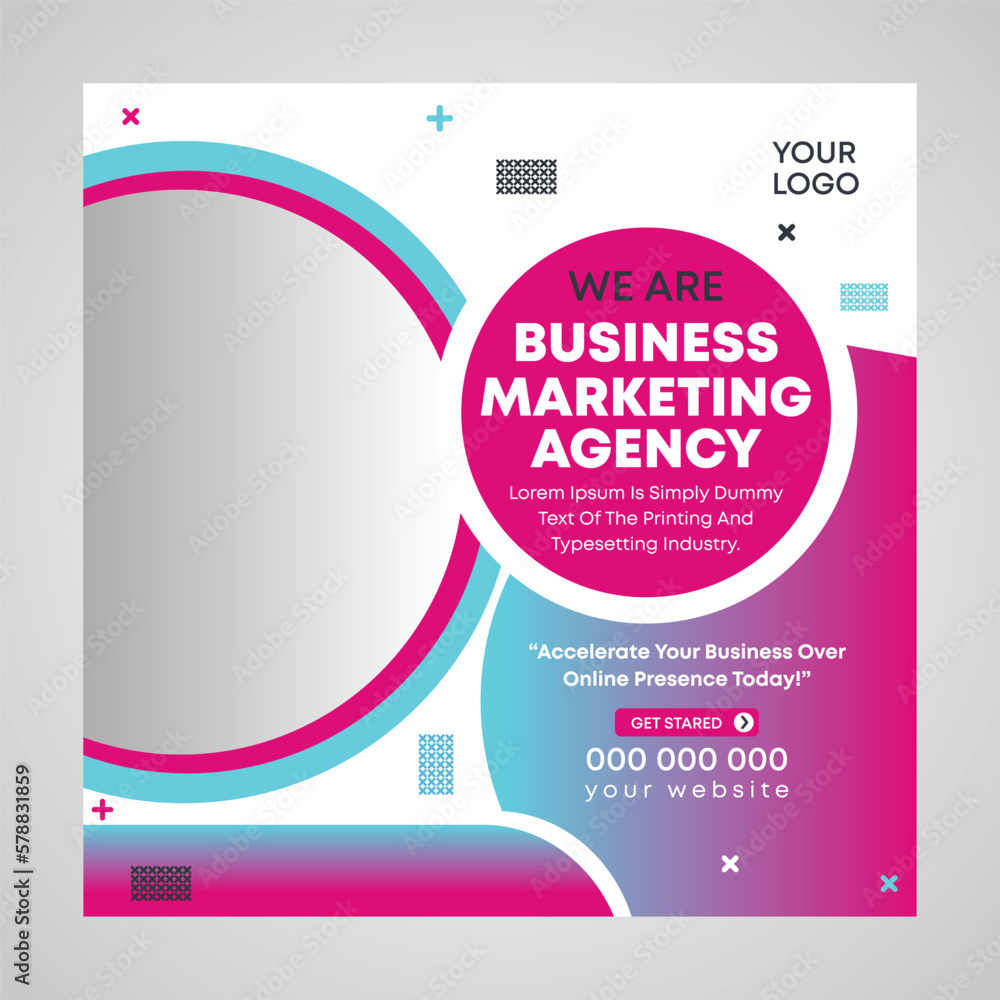 Corporate business Social Media Post Design Social Media Promotional ...