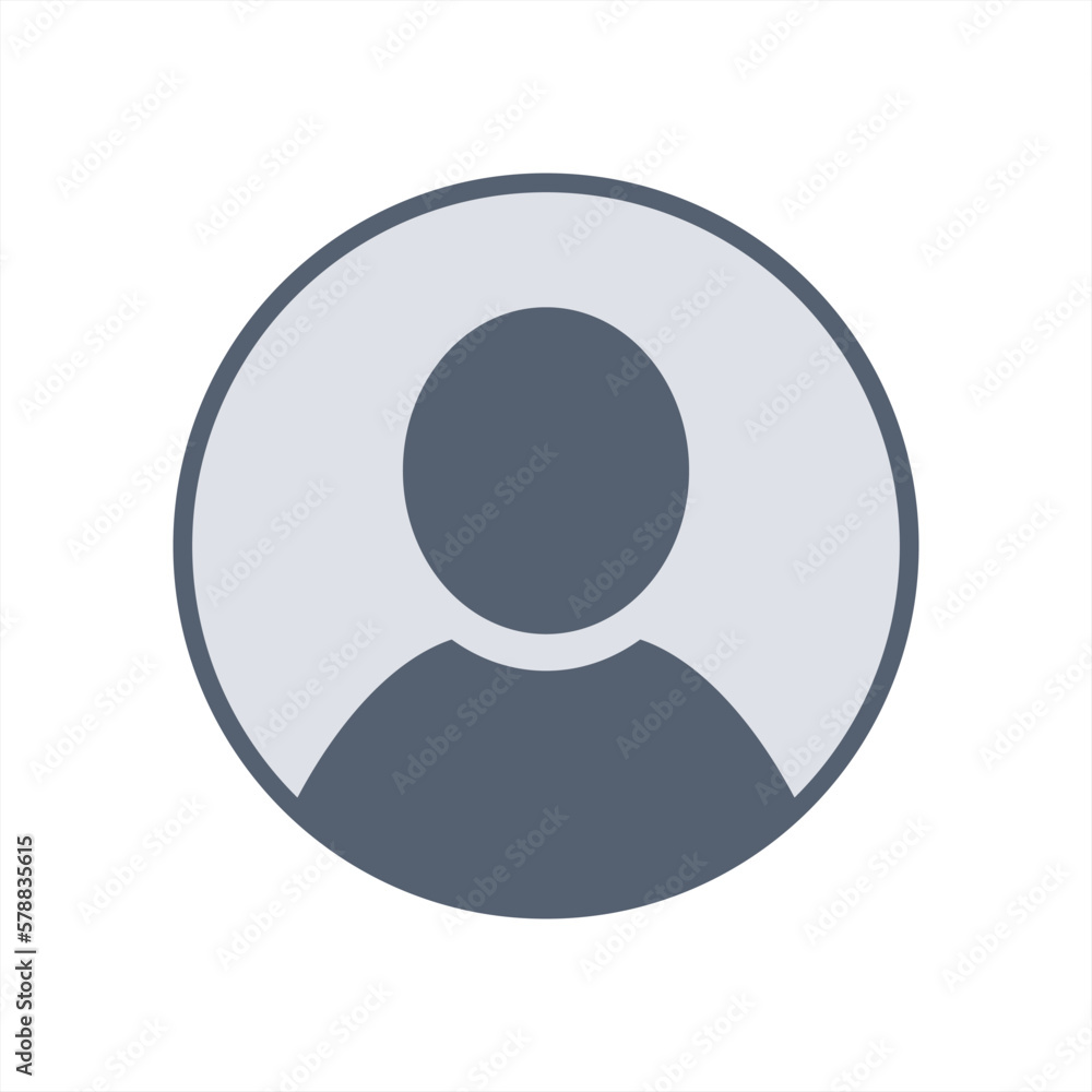 User profile icon vector. Avatar or person icon. Profile picture ...