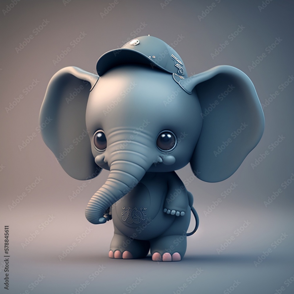 Cute cartoon character elephant. Cartoon elephant. Elephant. Cartoon ...