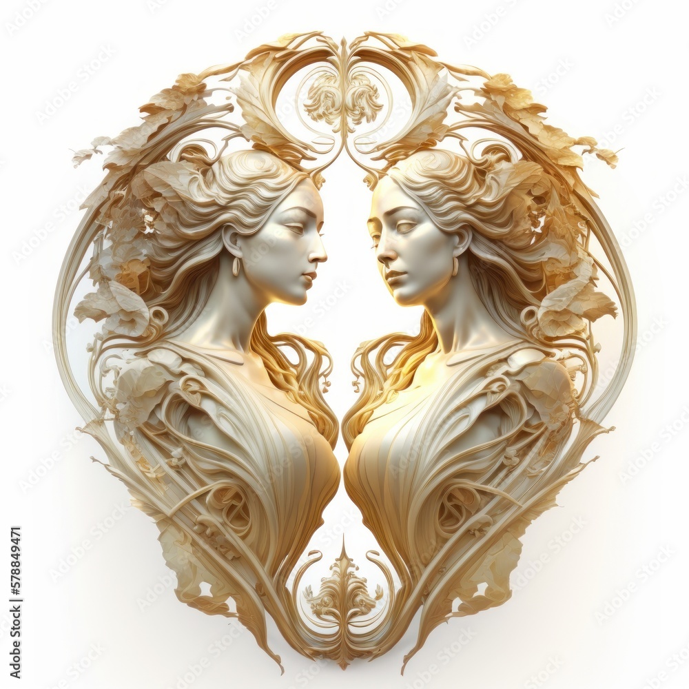 Symbolism of Astrological Symbol of Gemini, with a Stunning Twins ...