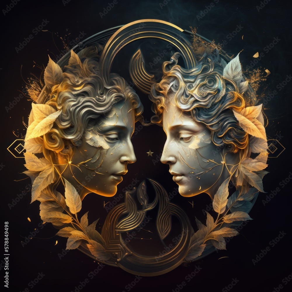 Symbolism of Astrological Symbol of Gemini, with a Stunning Twins ...