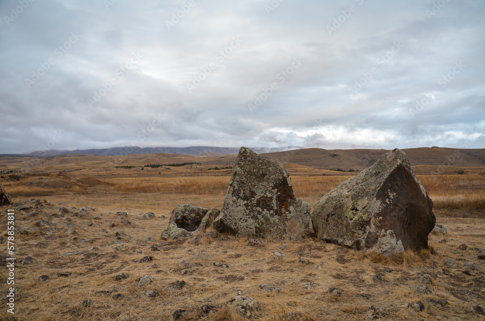 Carahunge also know as Zorats Karer, the Armenian Stonehenge is a ...