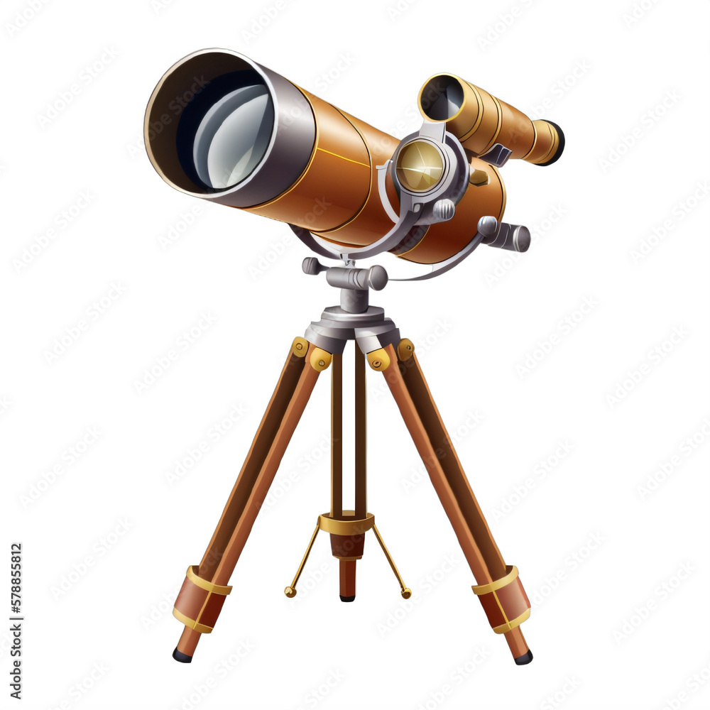 telescope png vector illustration icon transparent background ...