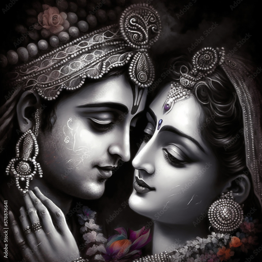 Shree Krishna Radha Wallpaper