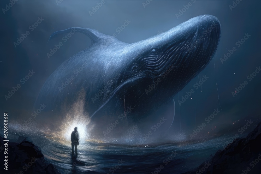 The legend of the Bakekujira a ghostly whale that appears when someone ...