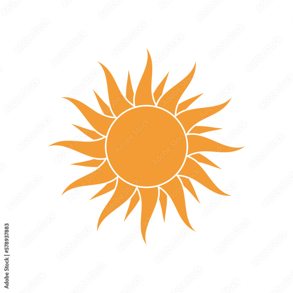 sunlight icon vector Stock Vector | Adobe Stock