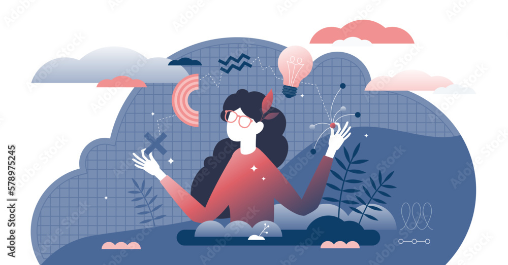 Generating ideas illustration, transparent background. Creative ...