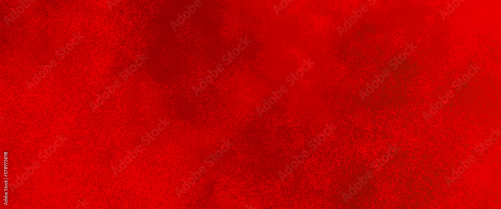 Red background with vintage faded white watercolor wash texture, rich ...