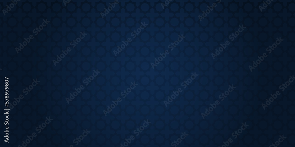 Geometric pattern. Vector geometric Arabic pattern on a dark background ...