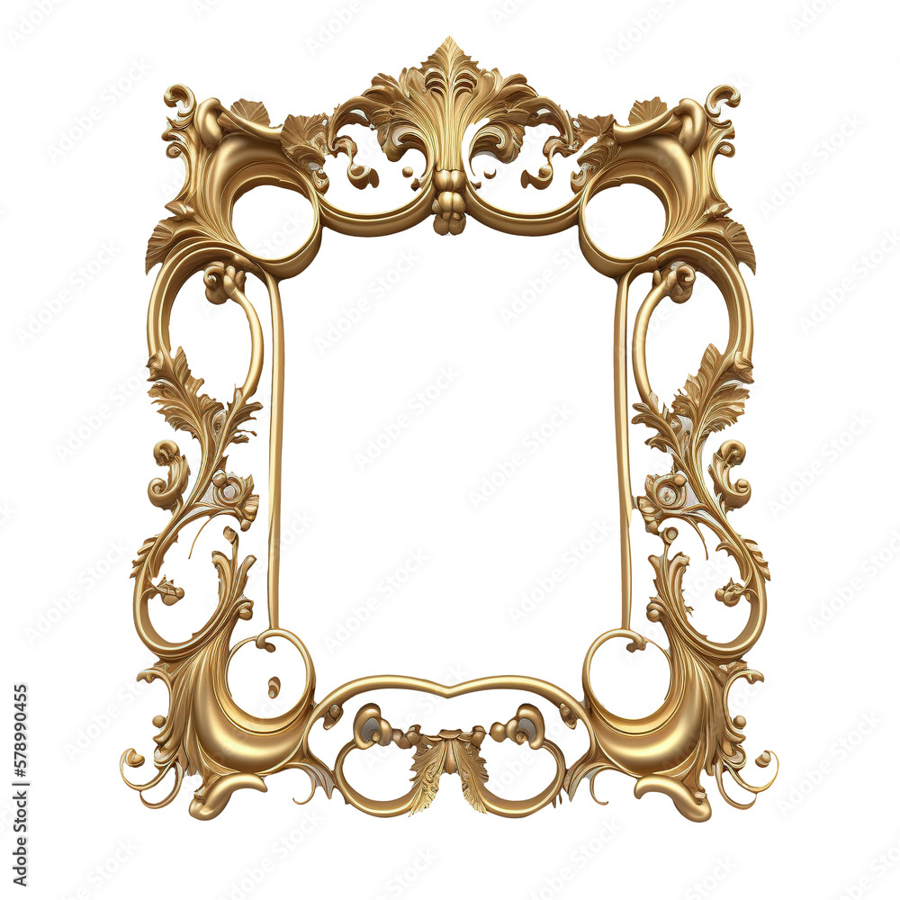 Shiny Glowing Realistic Rectangle Boarder created with Generative AI ...