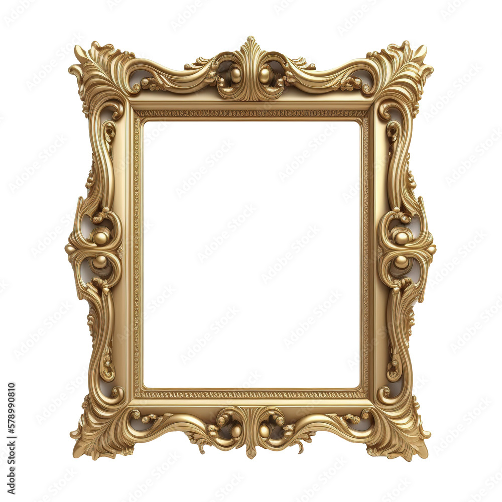 Shiny Glowing Realistic Rectangle Boarder created with Generative AI ...