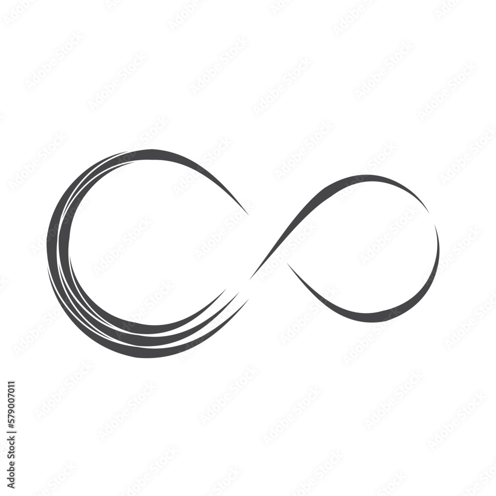 decorative lines infinity icon symbol vector illustration Stock Vector ...