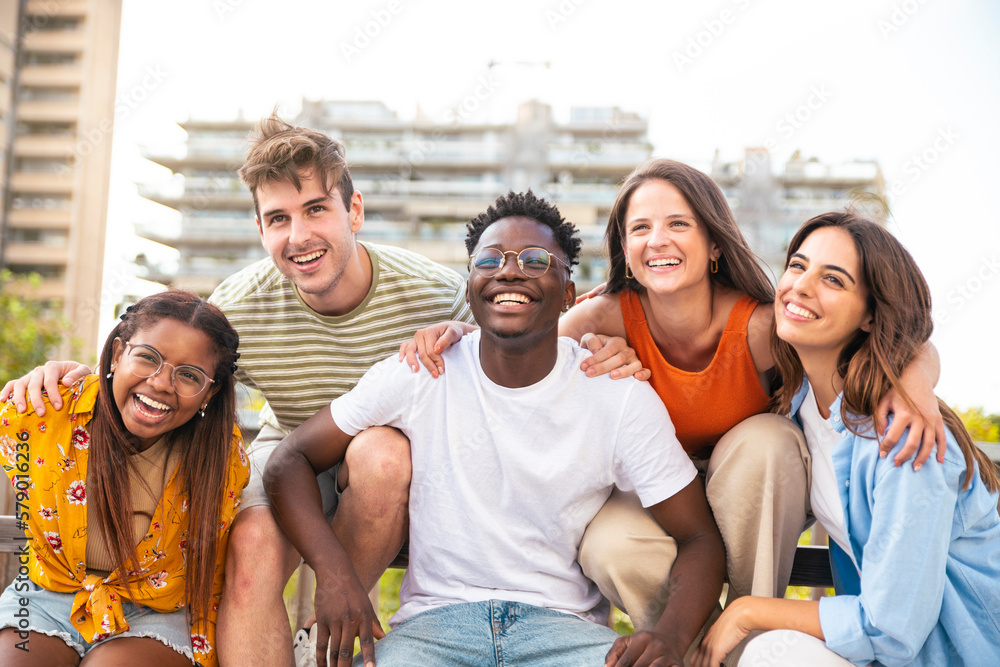 Group Of People Laughing