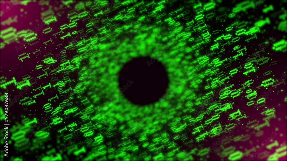 Binary Code Tunnel Animation Abstract Data Transfer Background ... Binary Code Tunnel Animation Abstract Data Transfer Background ...