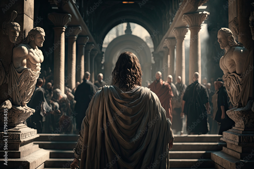 Jesus in the Temple: A Display of Wisdom and Authority Stock ...