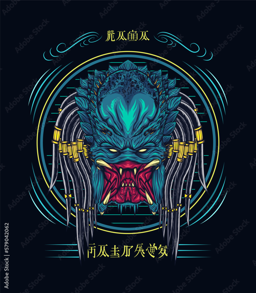 Predator Vector Logo Mascot For Sport, E sports Stock Vector | Adobe Stock