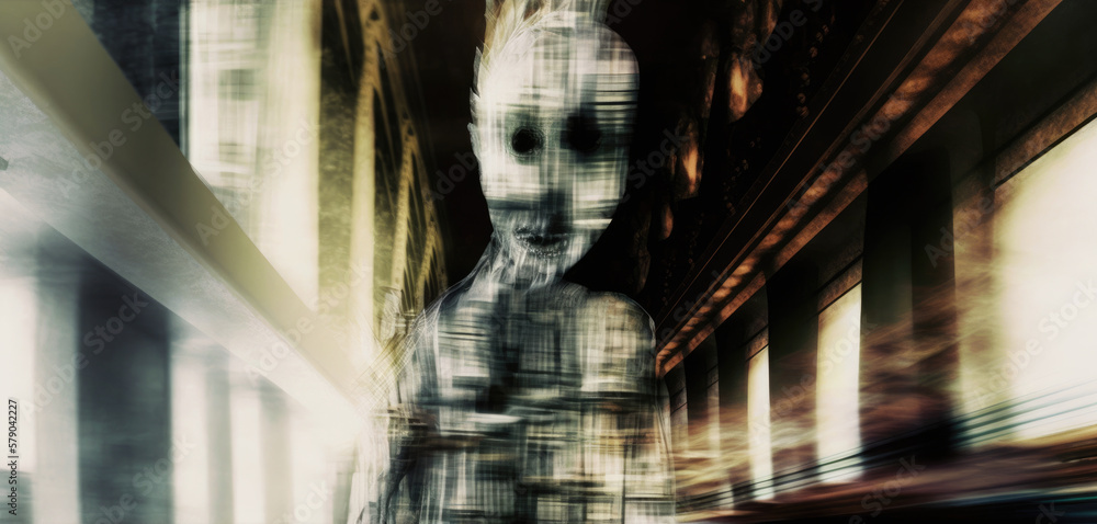 Surreal reality of Insane modern life, horrible living dead streets ...