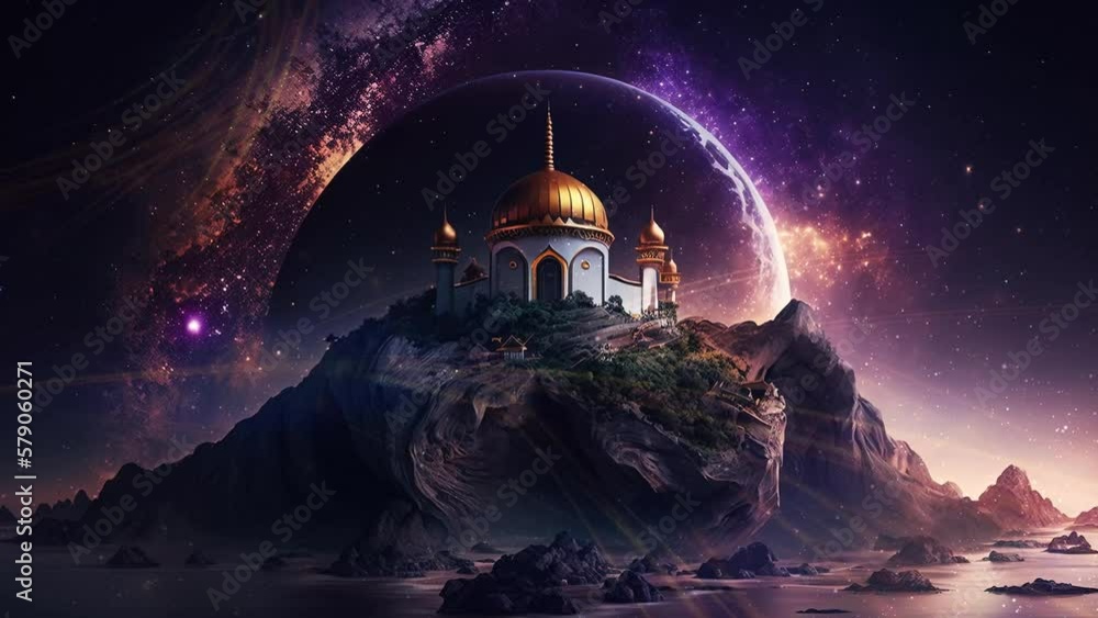 animated islamic wallpaper , luxury ramadan mosque UHD 4K 30 fps vídeo ...