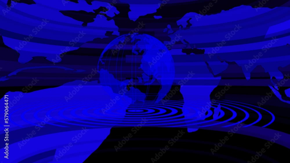 Virtual studio digital motion graphics breaking news Studio Background ...
