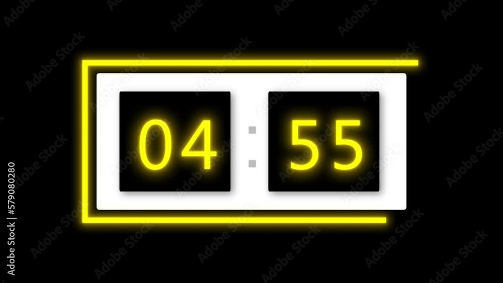 5 minute countdown. 5 Minute Clock countdown animation Timer Countdown ...
