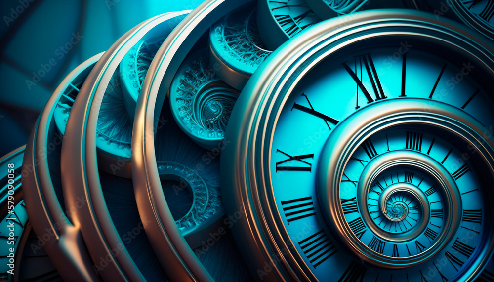 Chrono Portals: Time Travel through Strange Clock Faces and Symbols ...