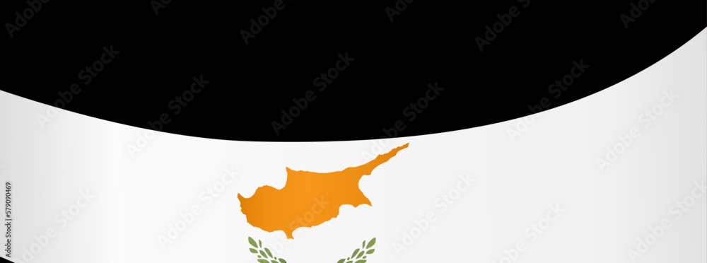 Cyprus flag wave isolated on png or transparent background Stock Vector ...