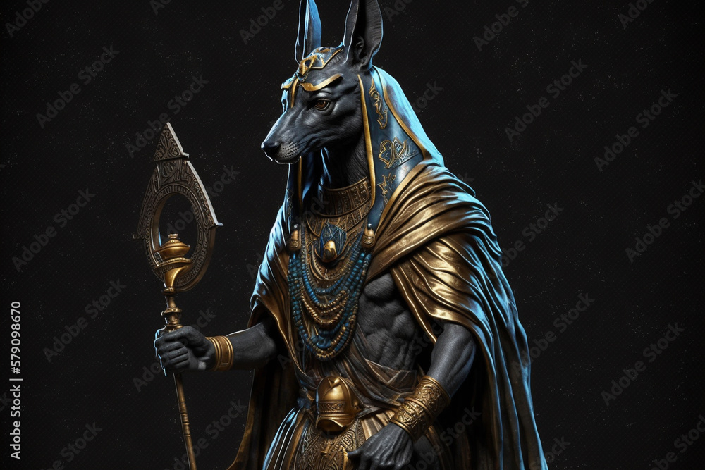 AI GENERATED EGYPTIAN GODS ARTWORK - Anubis Inspired, DND Style ...