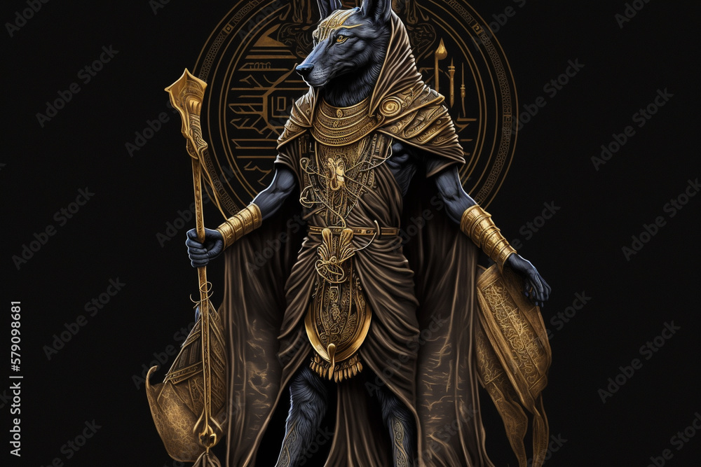 AI GENERATED EGYPTIAN GODS ARTWORK - Anubis Inspired, DND Style ...