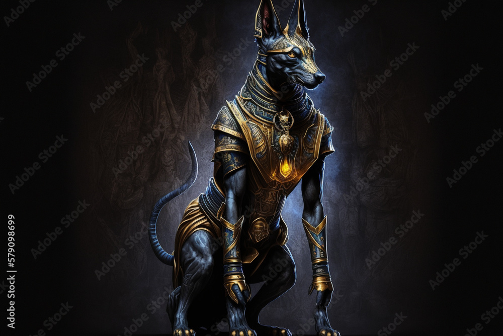 AI GENERATED EGYPTIAN GODS ARTWORK - Anubis Inspired, DND Style ...