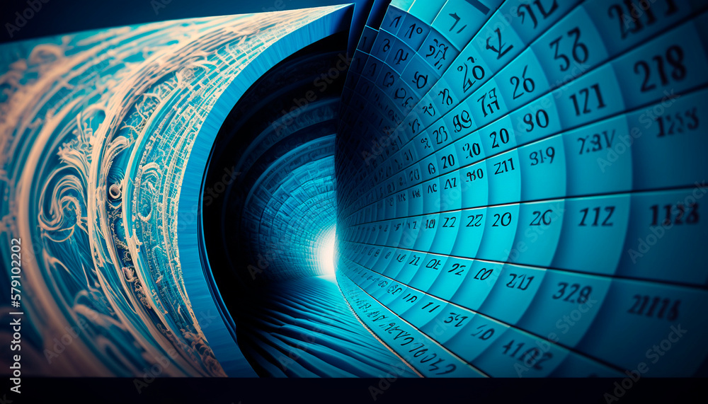 The Alien Calendar: A 3D Display of Mysterious Symbols with a Vortex to ...