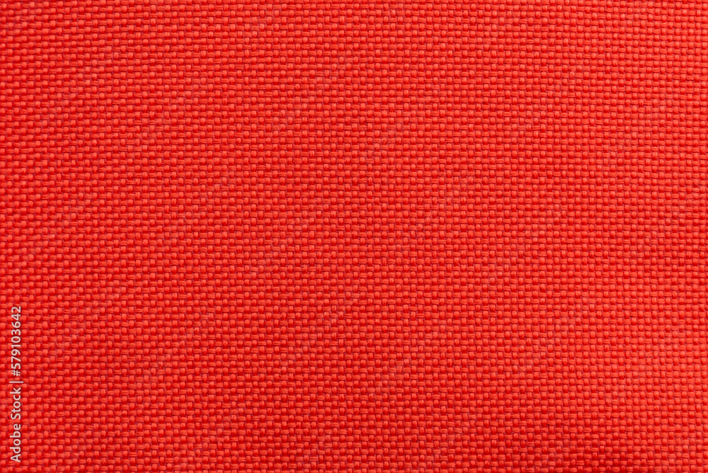 Red fabric texture. Textile. Canvas. Pattern on fabric with ...