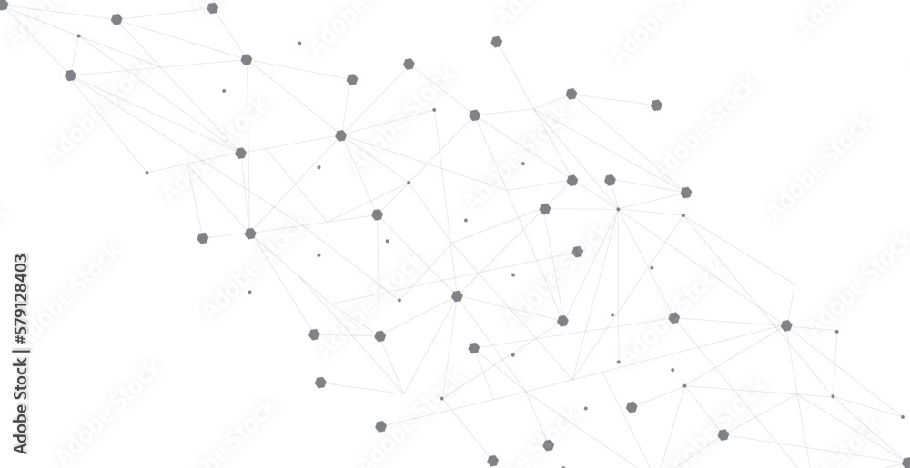 Grey network. Abstract connection on white background. Network ... Grey network. Abstract connection on white background. Network ...