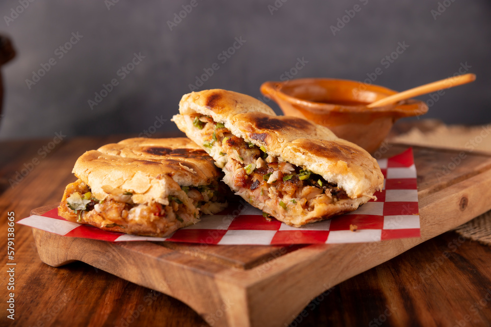 Torta de Suadero. Torta in Mexico is a type of sandwich that is ...