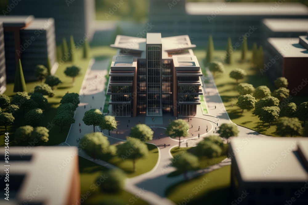 Bionic Campus Enhancement: Epic Composition & Hyper-Detailed ...