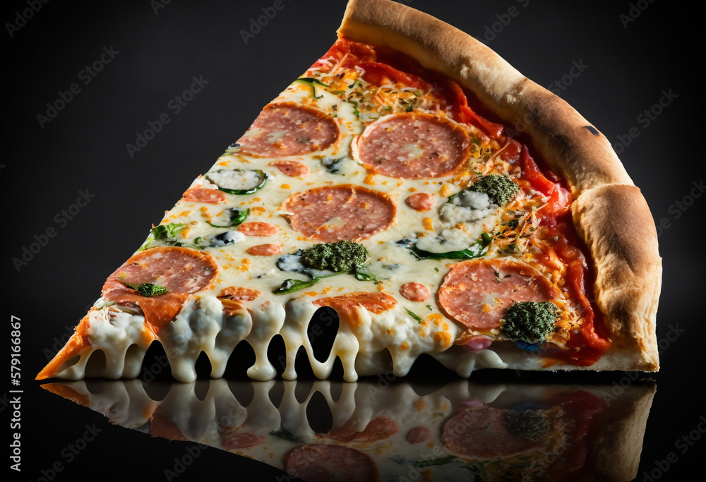Ai-Generated Supreme Pizza: A Deliciously Realistic Render of Hot ...