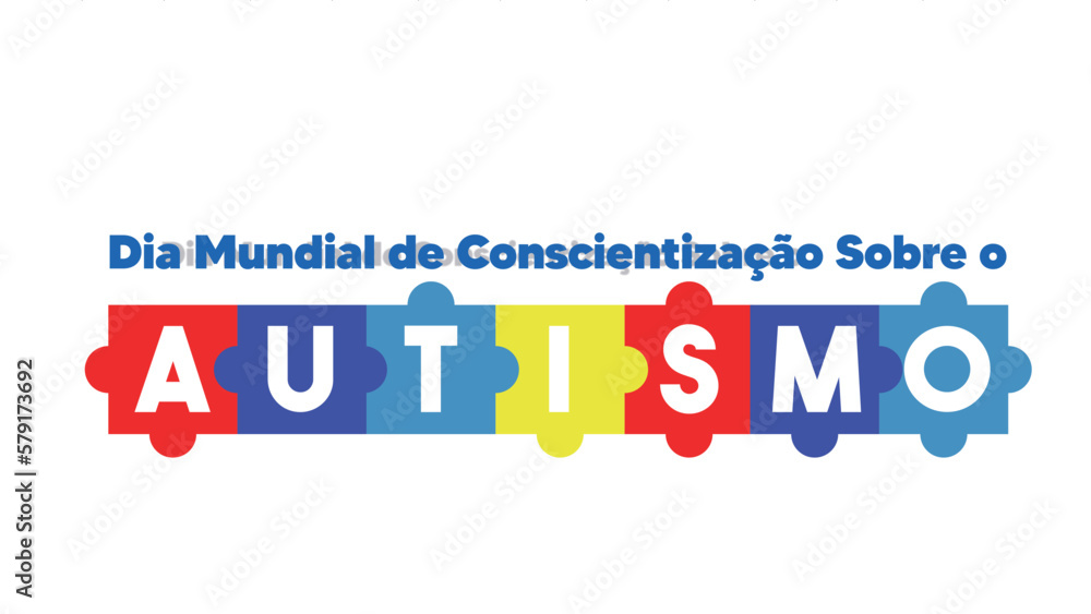 Póster DIA DO AUTISMO, AUTISMO, AUTISTA, DIA MUNDIAL DE CONSCIENTIZAÇÃO ...