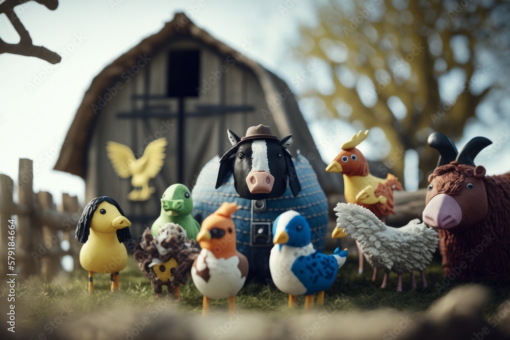 Experience Whimsical Farm Animals in Unreal Engine 5 Bokeh: A Hyper ...
