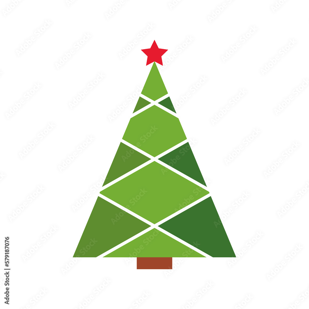 christmas tree icon png image with transparent background Stock ...