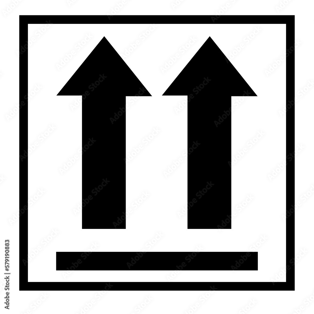 this side up, packing symbol, shipping carton symbols Stock ...