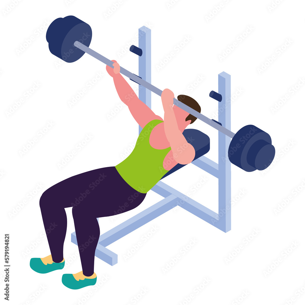 PNG image 3d person in the gym with transparent background Stock ...