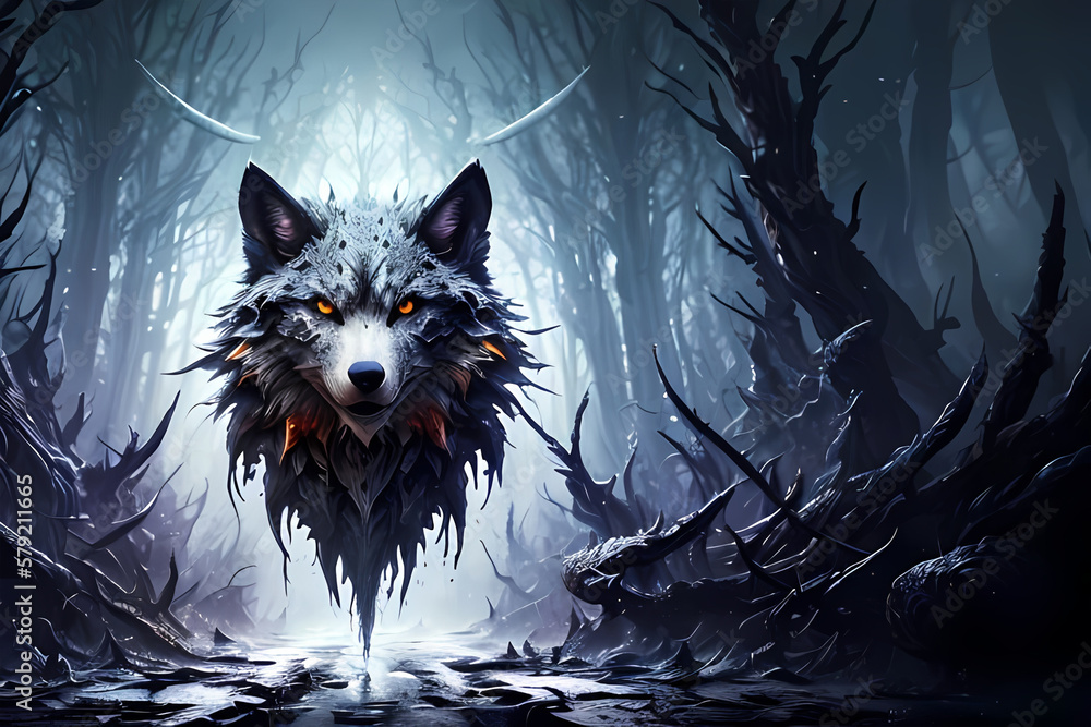 Wolf Evil werewolf , Splash art wearing armor , animal night ...