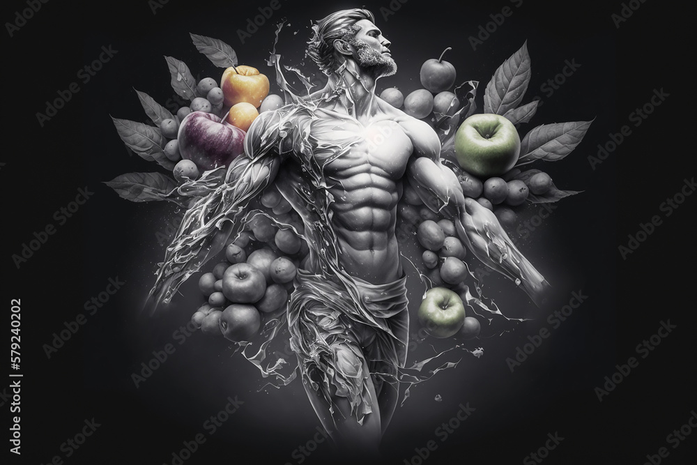 Proper nutrition food set for a healthy lifestyle. Healthy eating ...