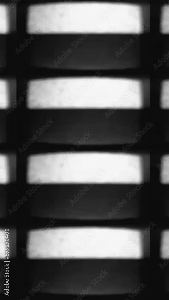Vertical video. Old TV screen glitch. Channel switch. Black white real ...