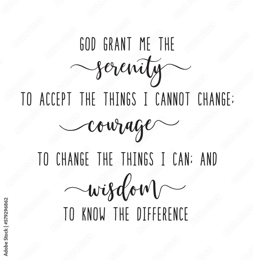 Serenity prayer, courage wisdom. 12 step sober christian. Inspiring ...